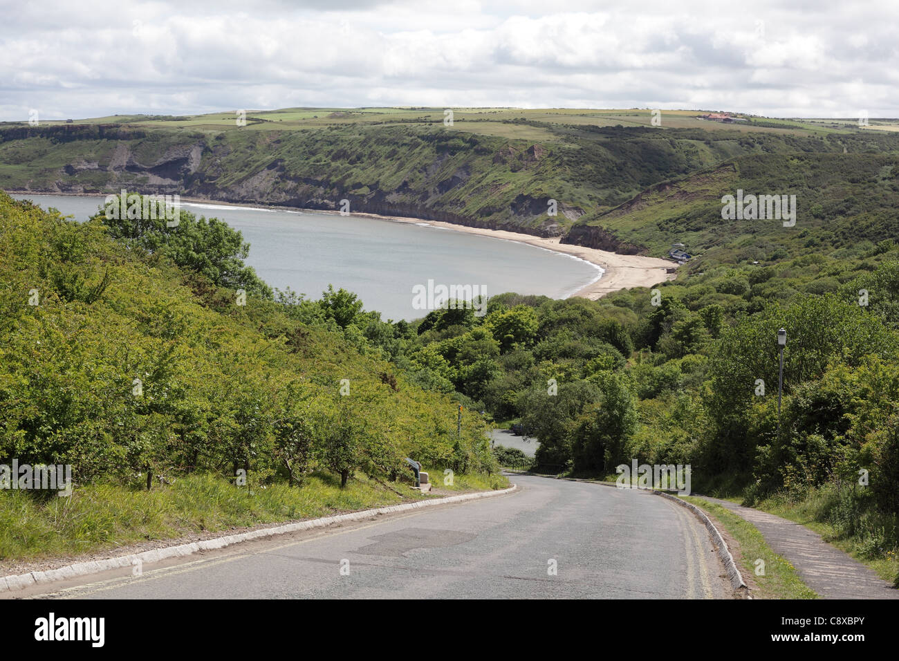 Runswick Bay, East Yorkshire Coast, June 2011 Stock Photo - Alamy