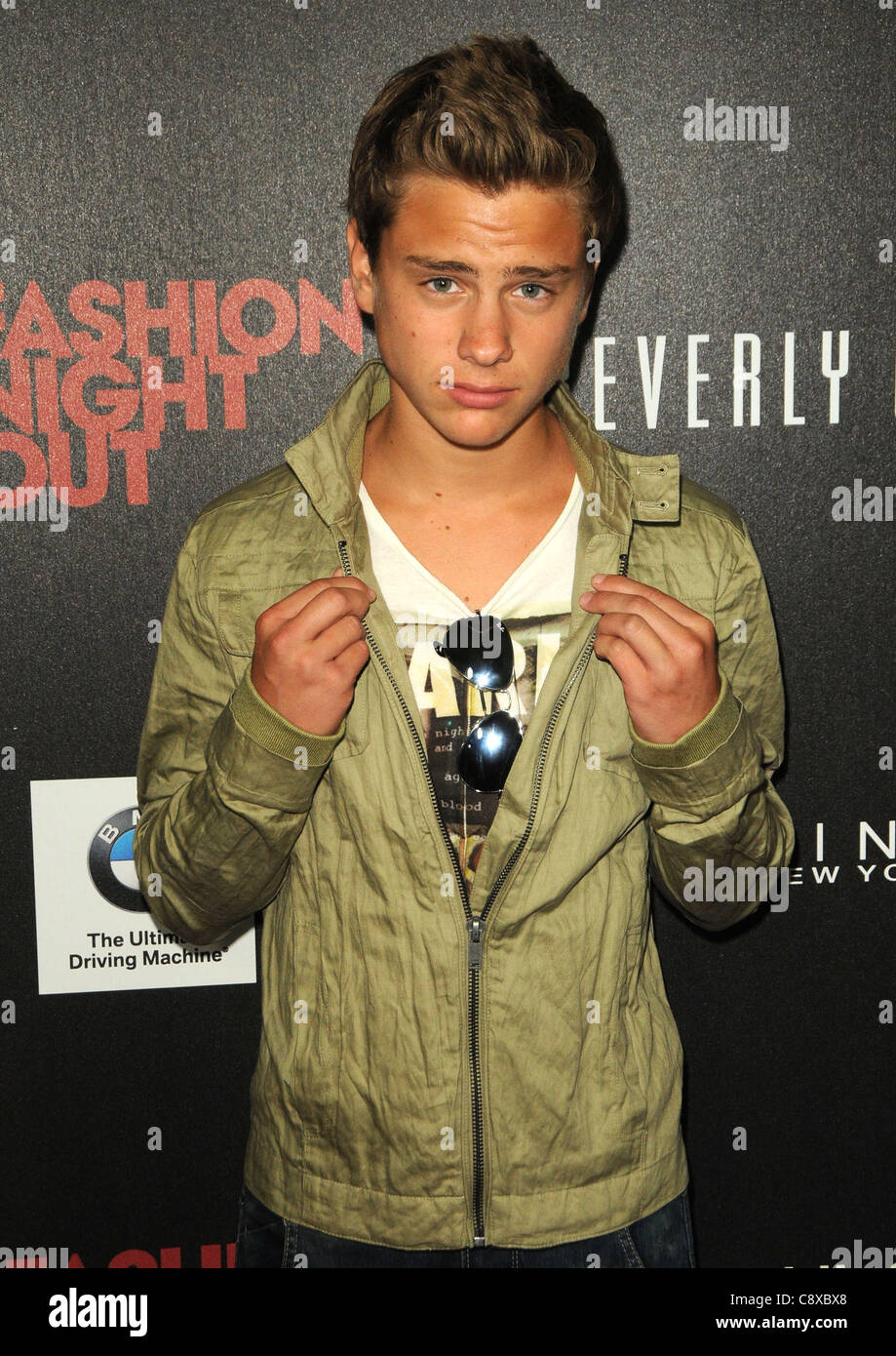 Garrett Backstrom public appearance Fashion''s Night Out 2011 atBeverly ...