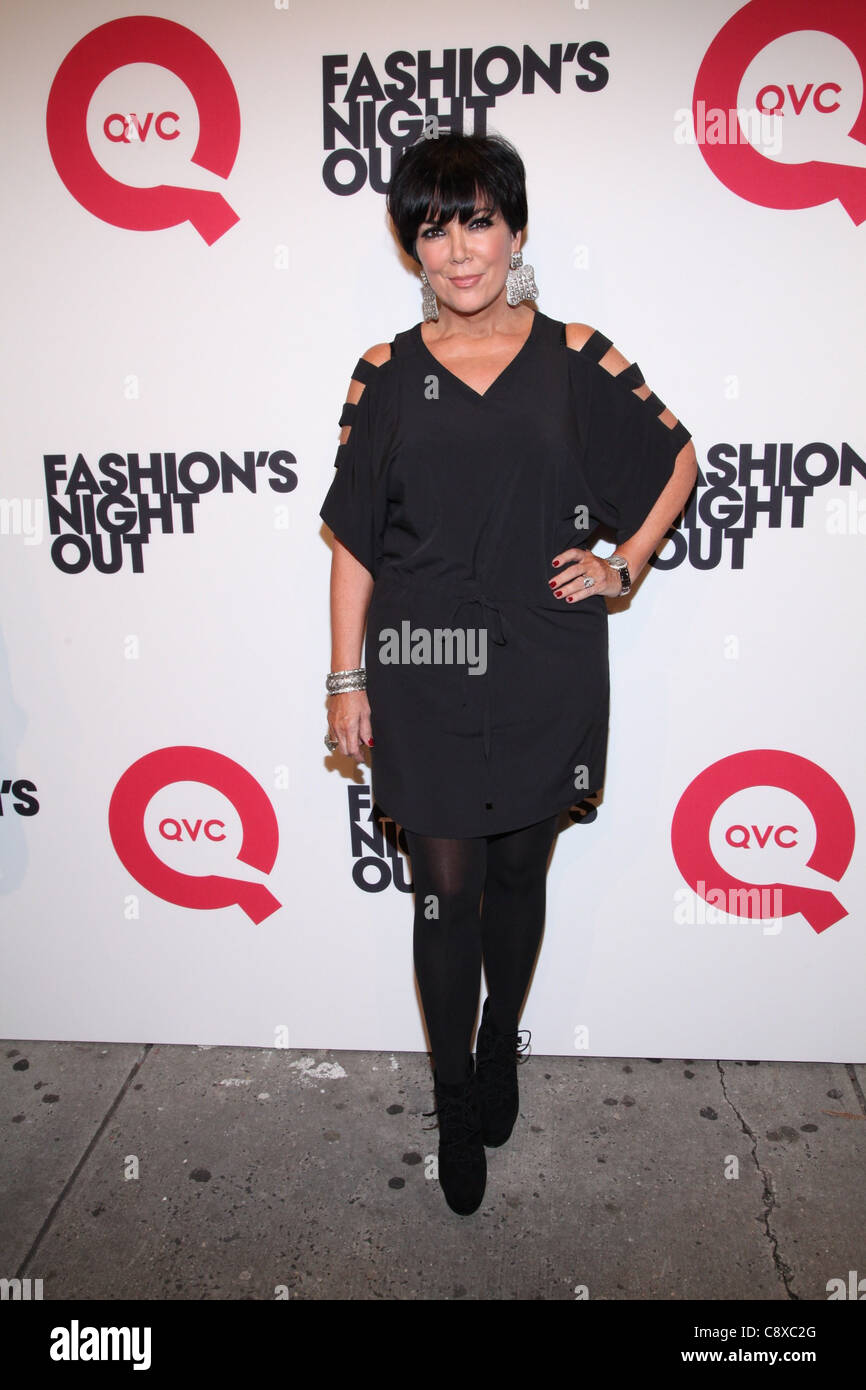 Kris Jenner arrivals QVC''s Fashion''s Night Out EventSuspenders ...