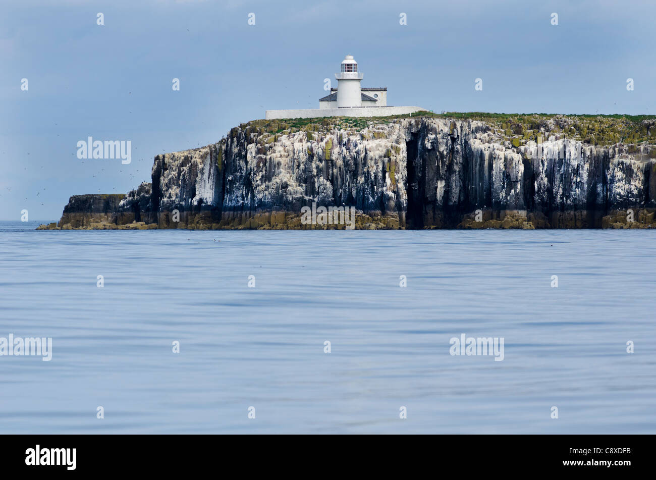 Landscape scenic coast sea island farnes island islands hi-res stock ...