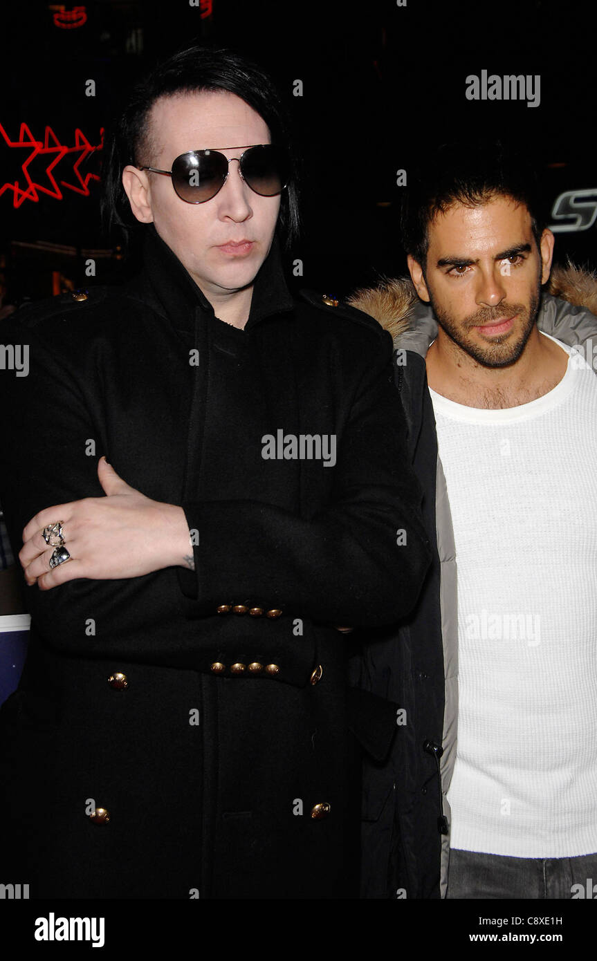 Eli Roth Marilyn Manson arrivalsTHING Premiere AMC Universal CityWalk ...