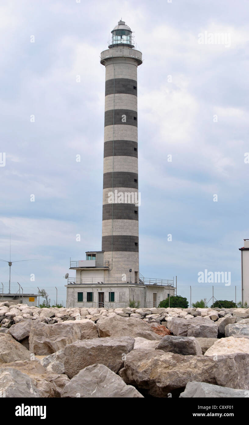 beautiful lighthouse in Italy Stock Photo - Alamy