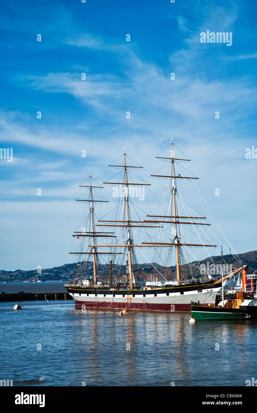 Tall Ship Balclutha and steam powered tug Eppleton Hall at the San ...