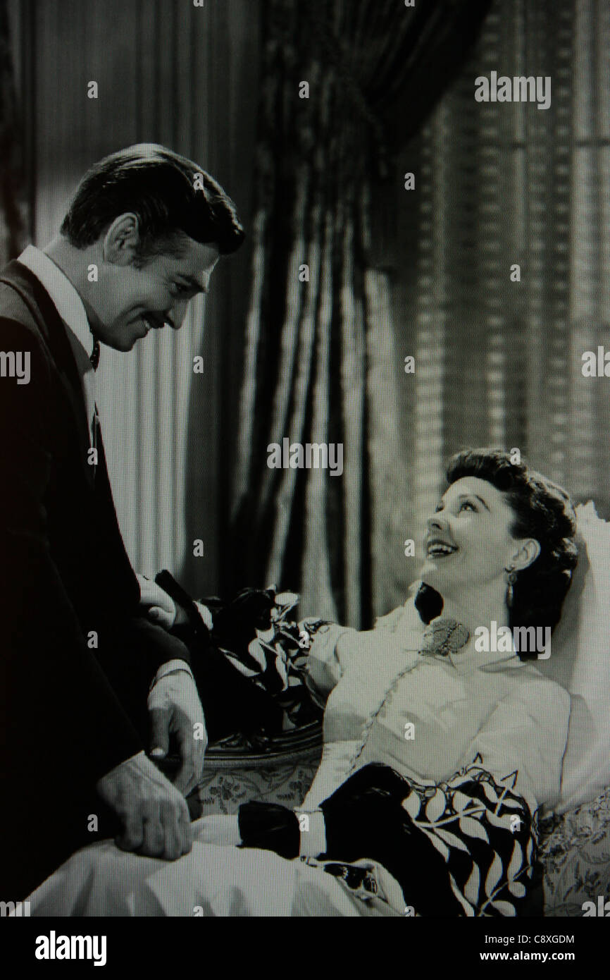 Vivien Leigh Clark Gable Stock Photo - Alamy