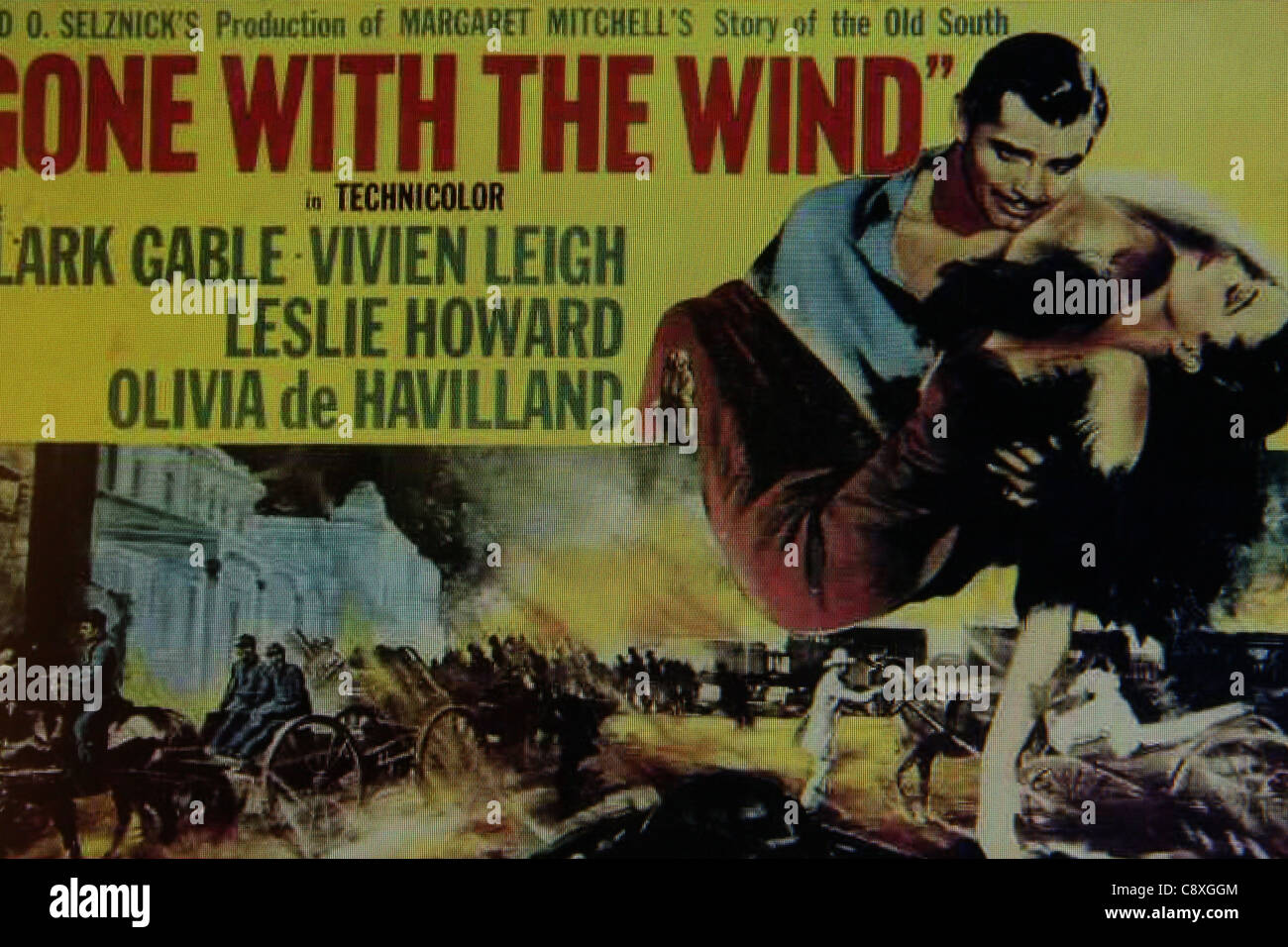 Gone with the Wind poster Stock Photo - Alamy