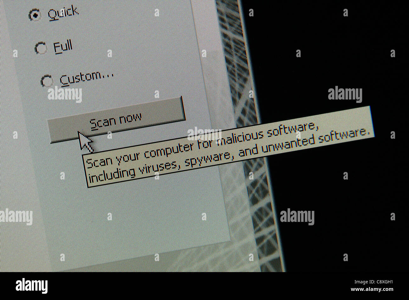 computer virus spyware scan detect Stock Photo - Alamy