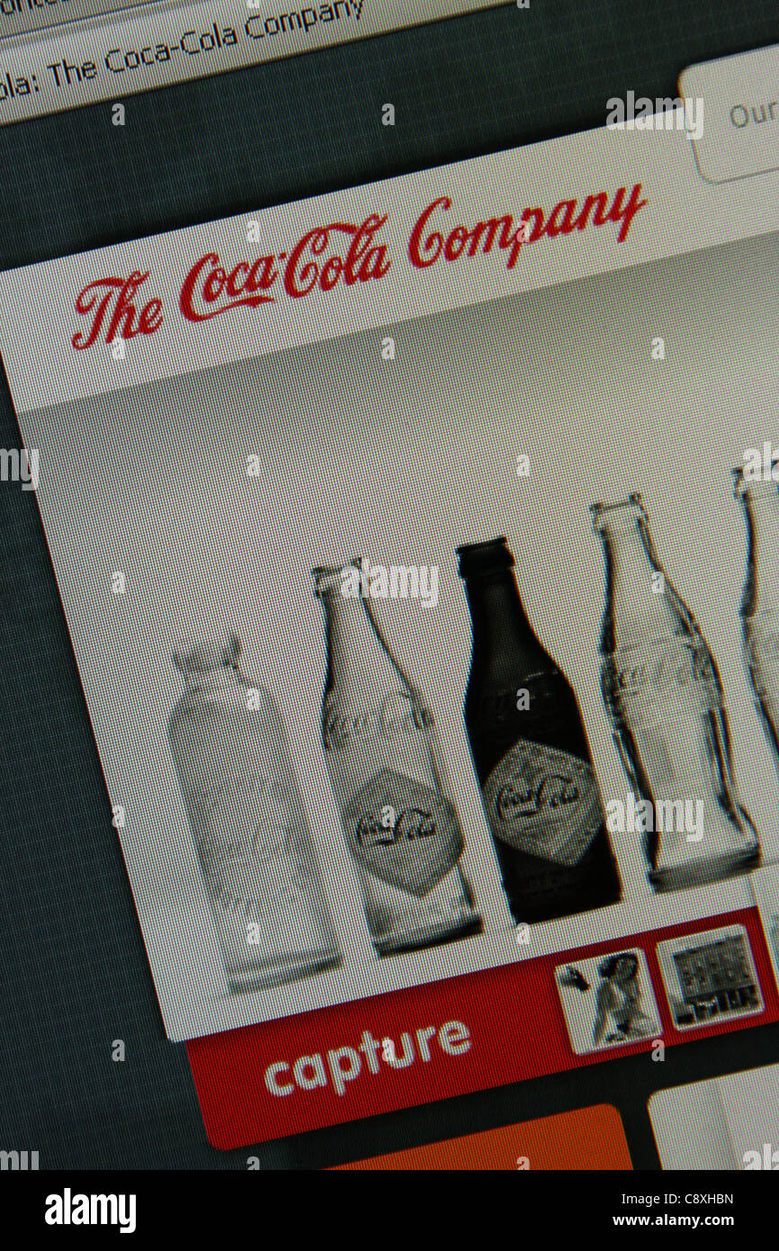 coca cola coke online website Stock Photo - Alamy