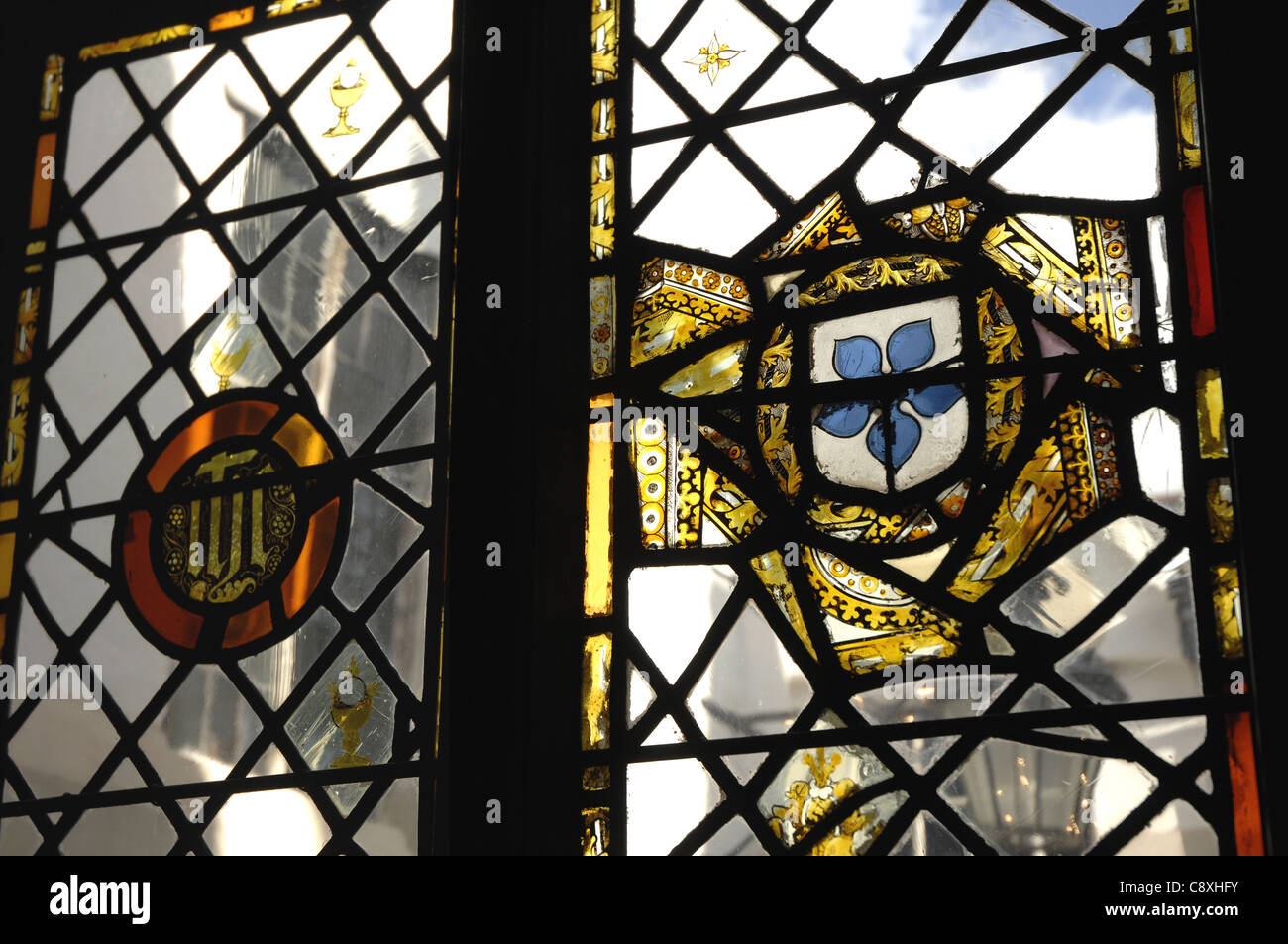 Superb stained glass windows in The Guildhall, Leicester. Built around ...