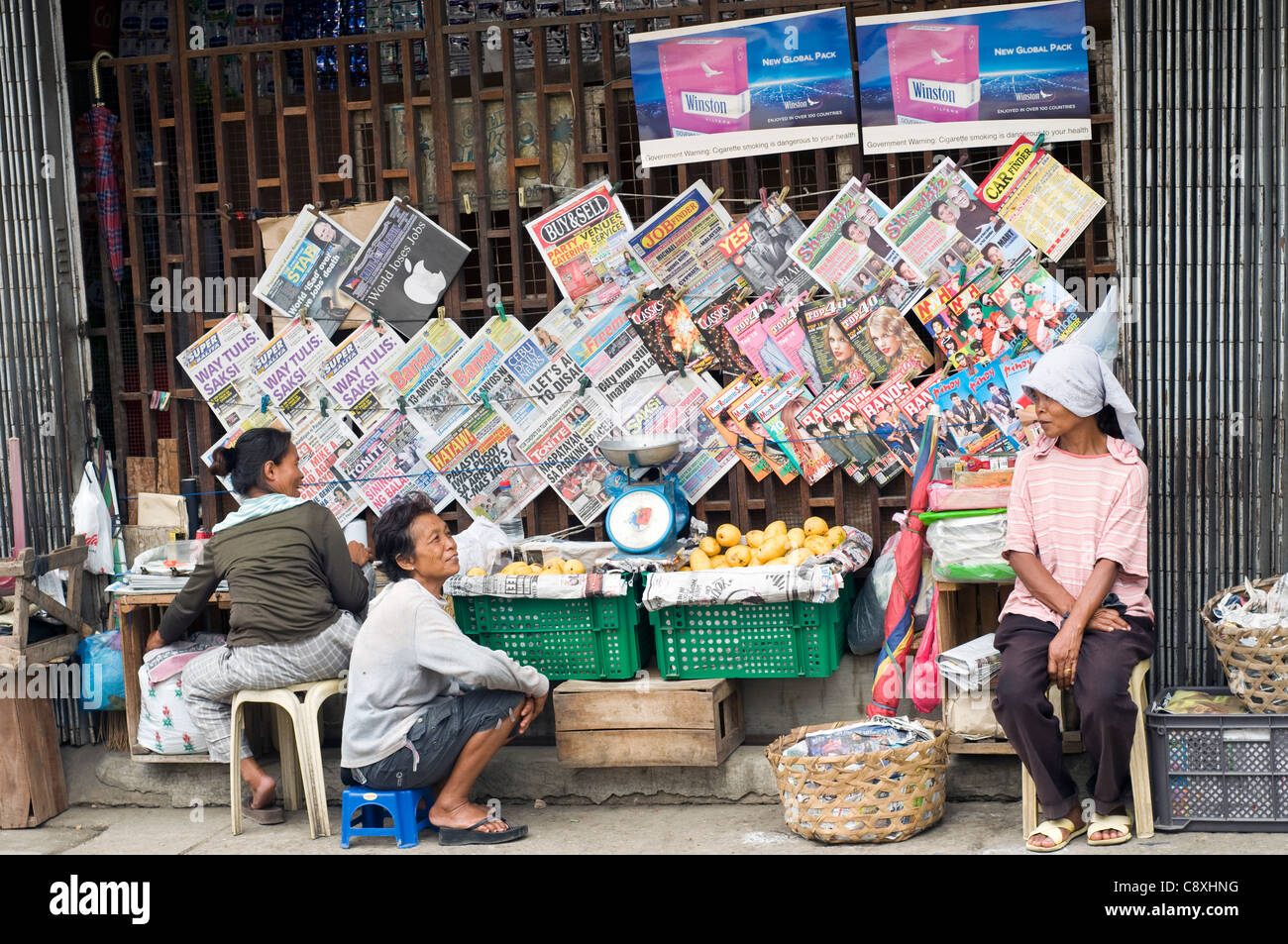 Street scene, Mactan Town cebu philippines Stock Photo - Alamy