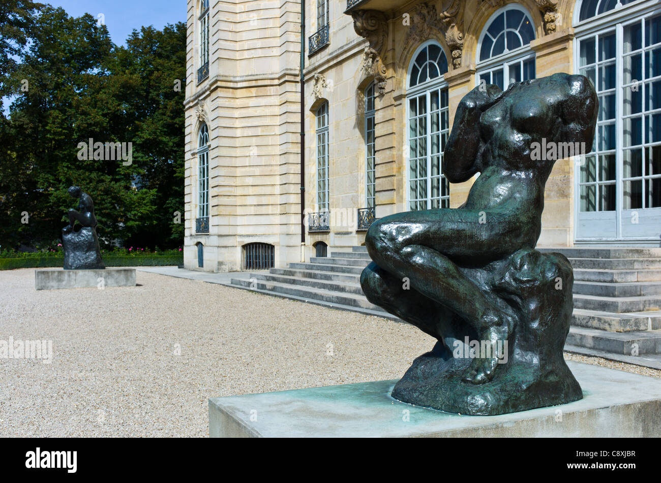 Paris, sculptures of August Rodin in the Rodin Museum Stock Photo - Alamy