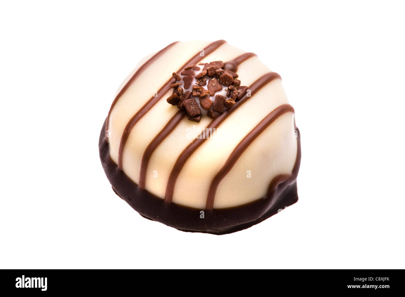 object on white - food chocolate candy Stock Photo - Alamy