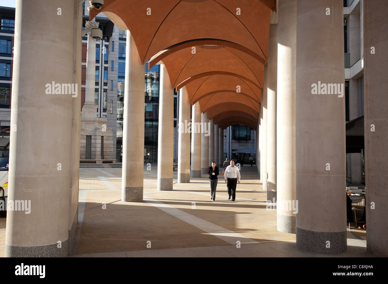 Arcade, London Stock exchange, 10 Paternoster Square, London, England ...