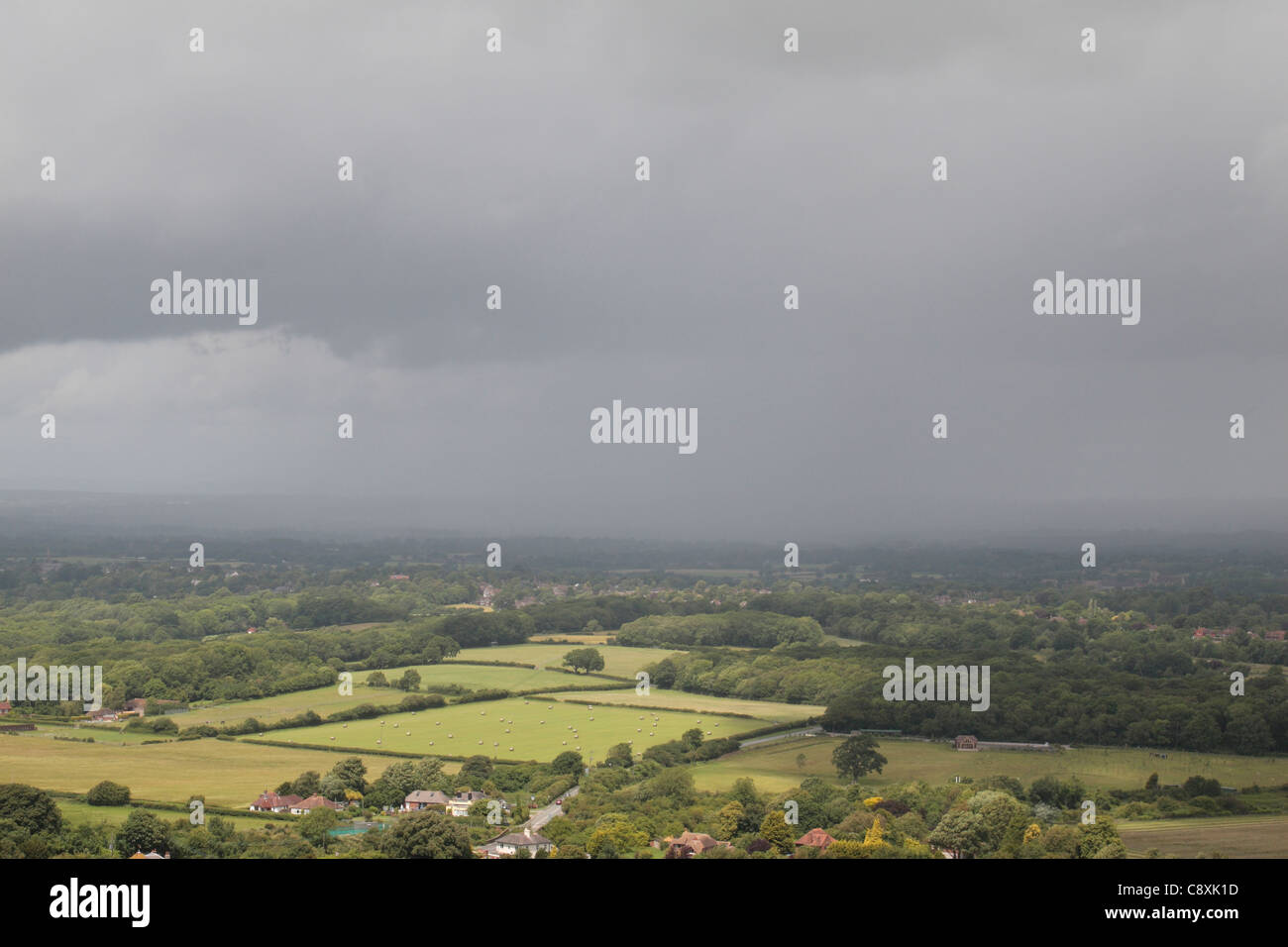 Countryside and storm clouds hi-res stock photography and images - Alamy