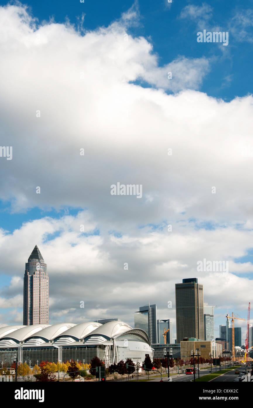 Trade fair tower and halls, Frankfurt, Germany Stock Photo - Alamy