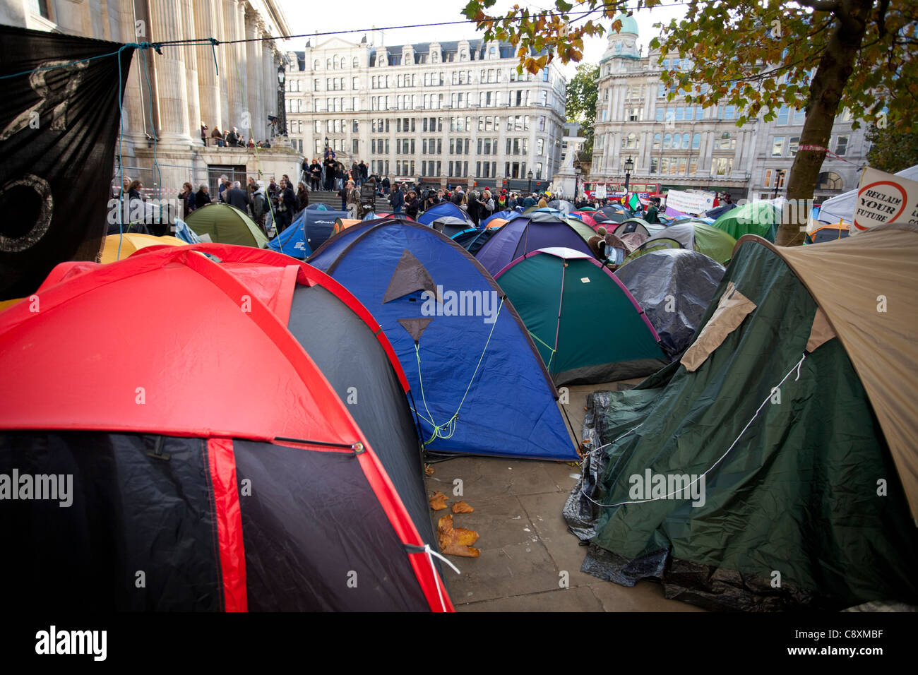 Tents of protesters hi-res stock photography and images - Alamy