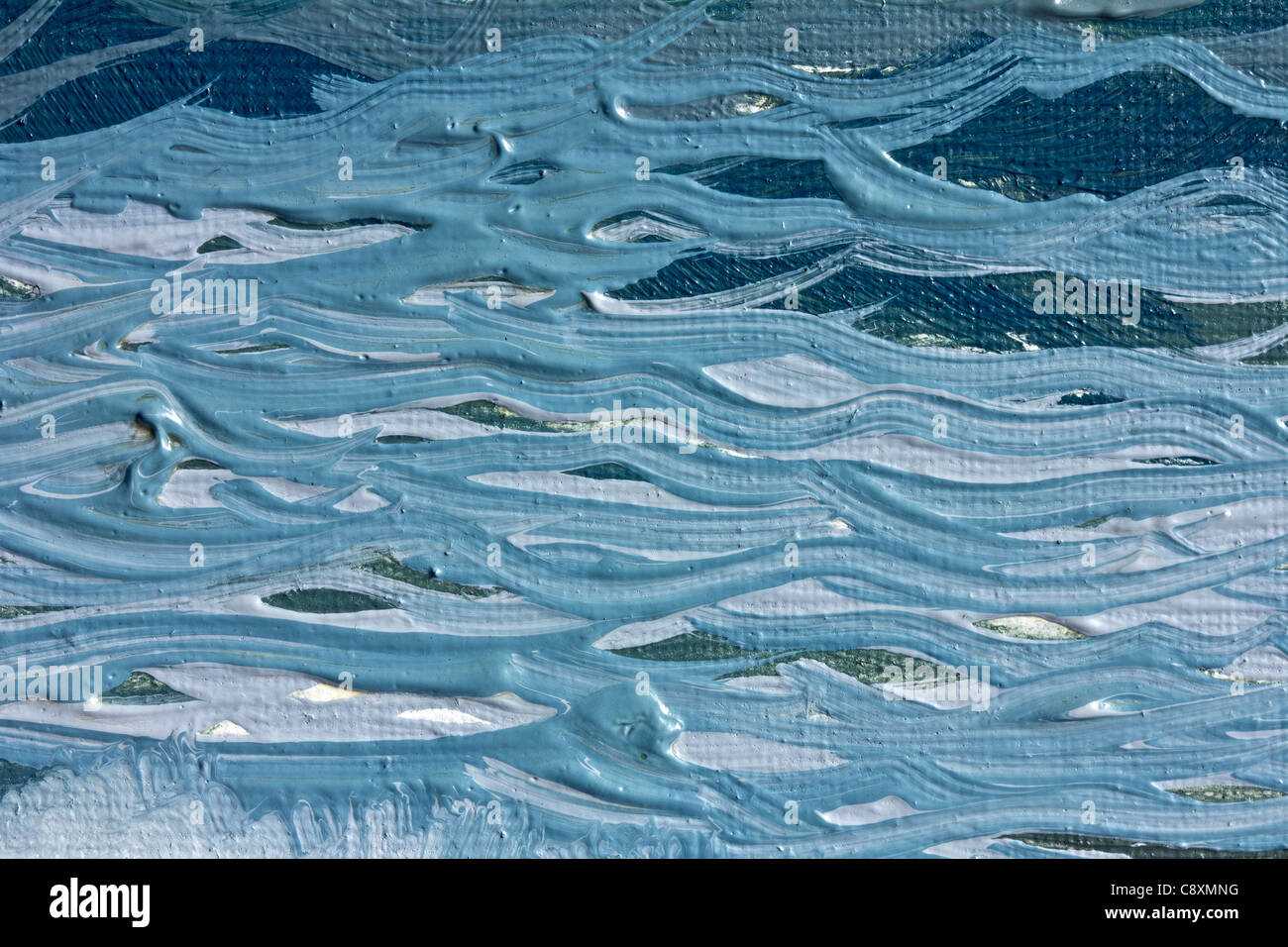 Waves in paint texture Stock Photo - Alamy