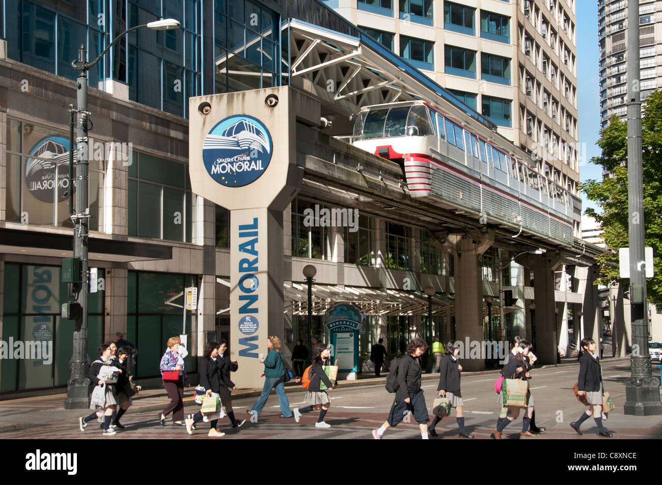 Seattle monorail hi-res stock photography and images - Alamy