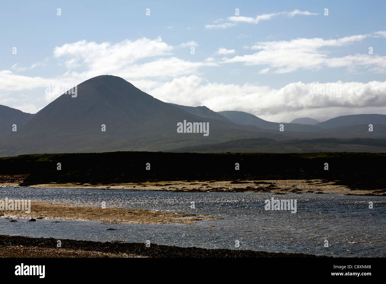 Beinn na Caillich from Rubha Ardnish Beach Breakish Broadford Isle of ...