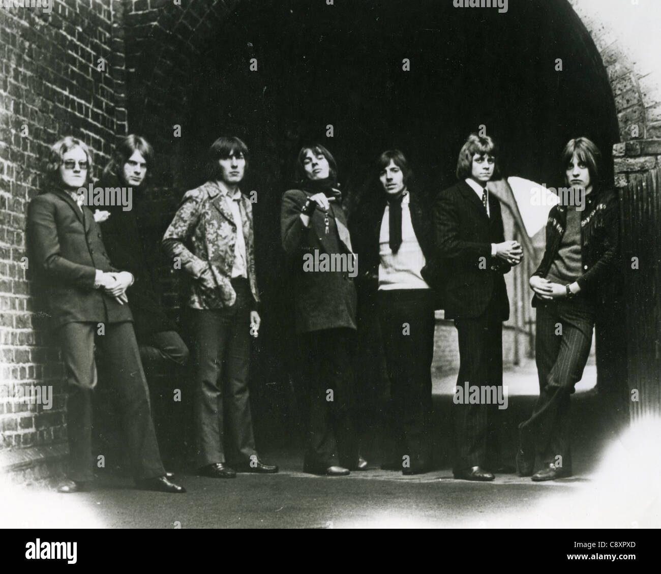 THE ALAN BOWN SET Promotional photo of UK group about 1975 Stock Photo ...