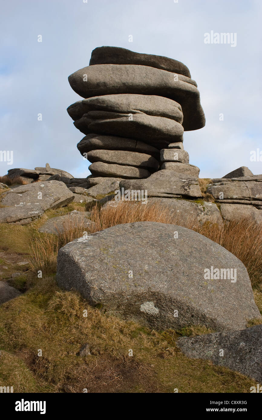 The Cheesewring is a granite tor in Cornwall, situated on the eastern ...