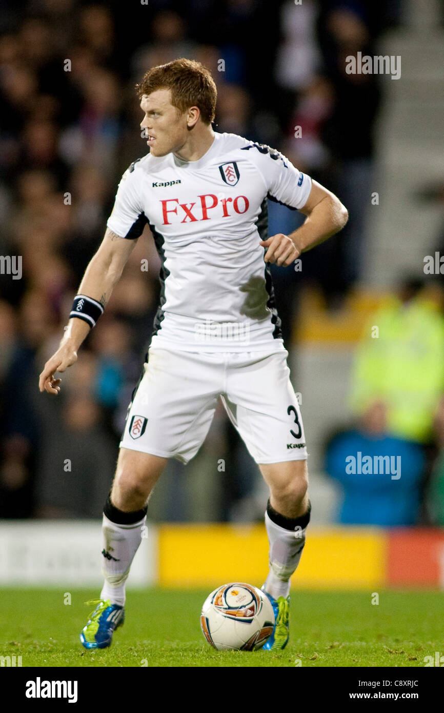 03.11.2011, London, England. Fulham's Norwegian defender John Arne ...