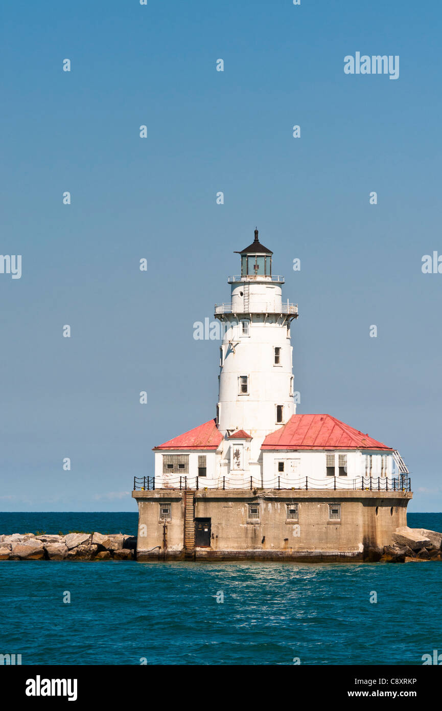 Chicago Harbor Light Stock Photos & Chicago Harbor Light Stock Images ...
