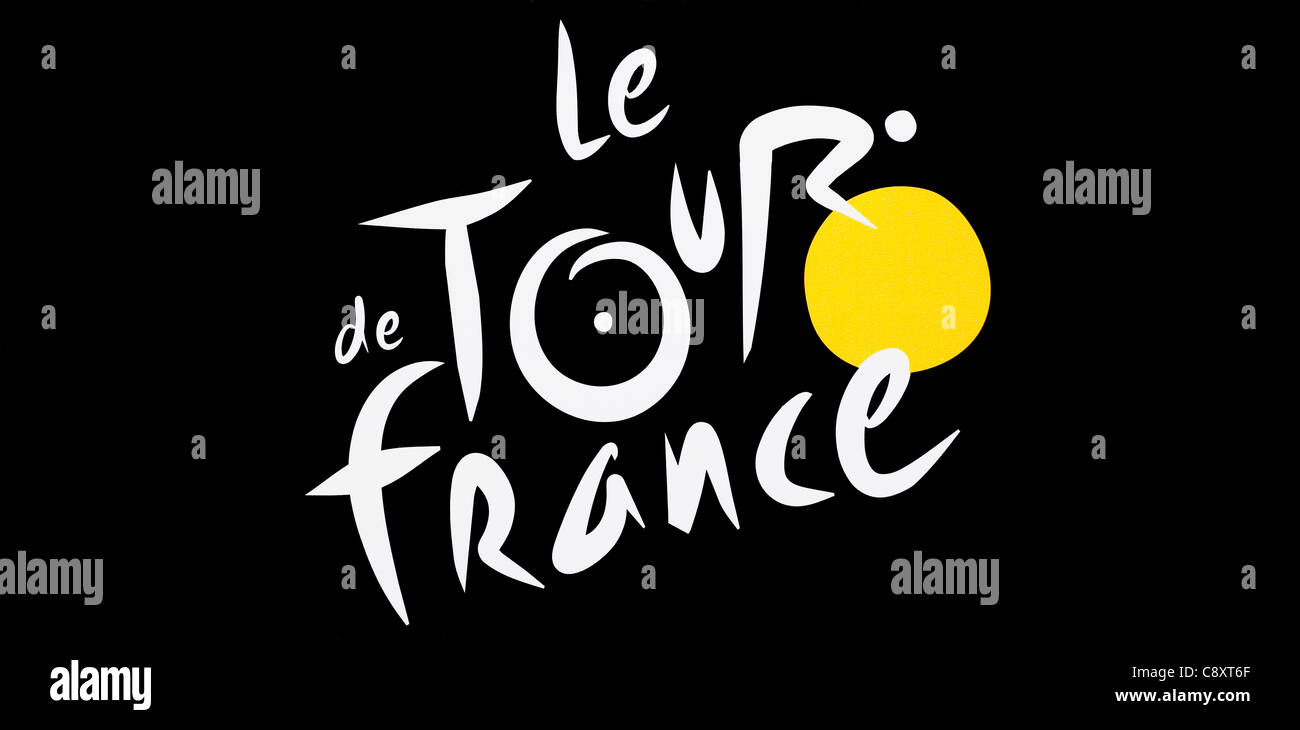 Tour de France Cycle Race sign Stock Photo - Alamy