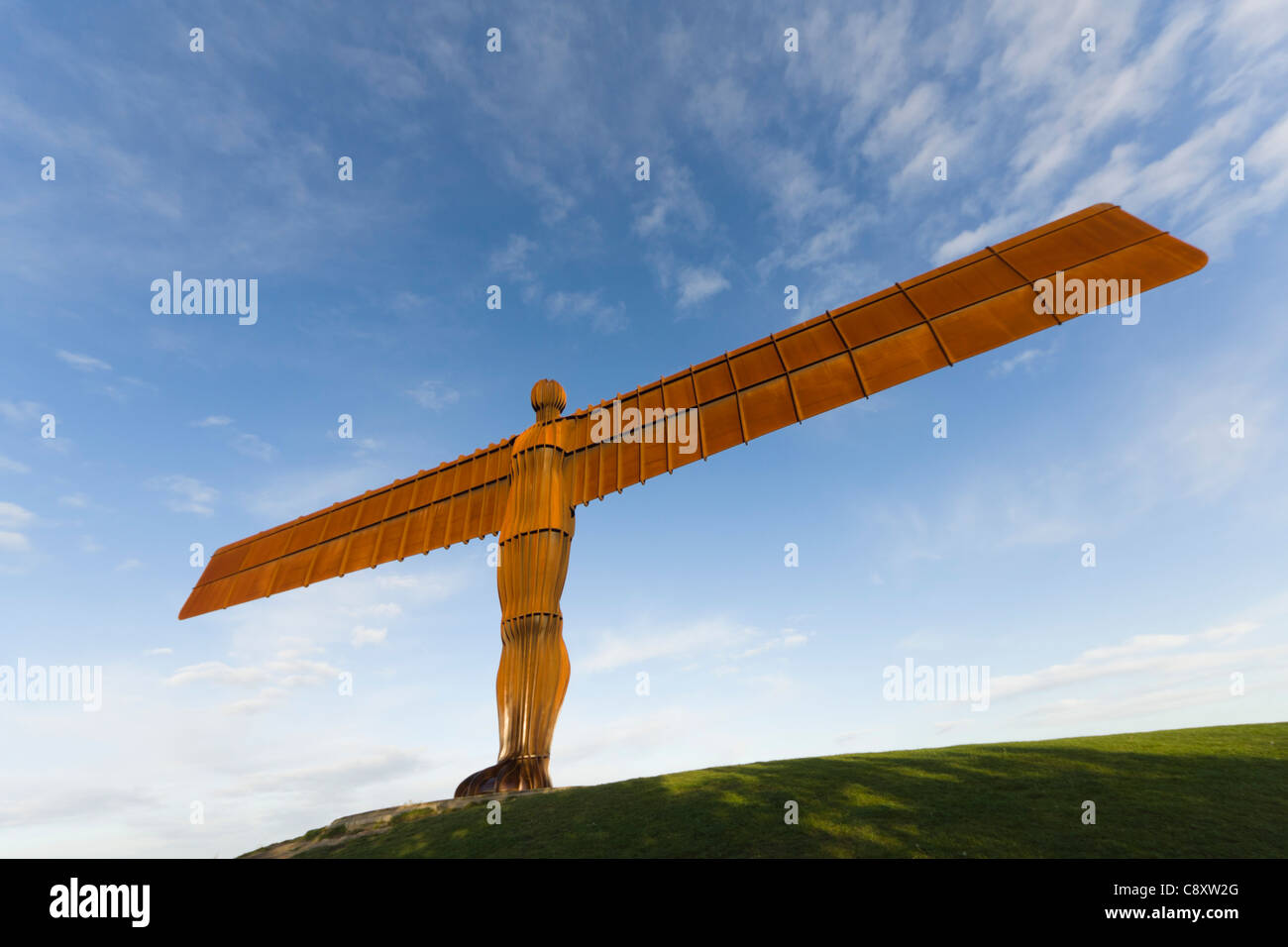The Angel of the North, Gateshead, UK - iconic landmark giant steel ...