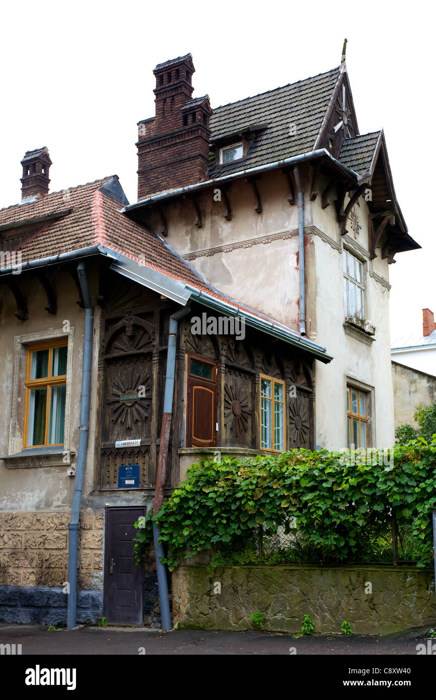 House with High Entrance and No Steps, L'viv Ukraine Stock Photo - Alamy