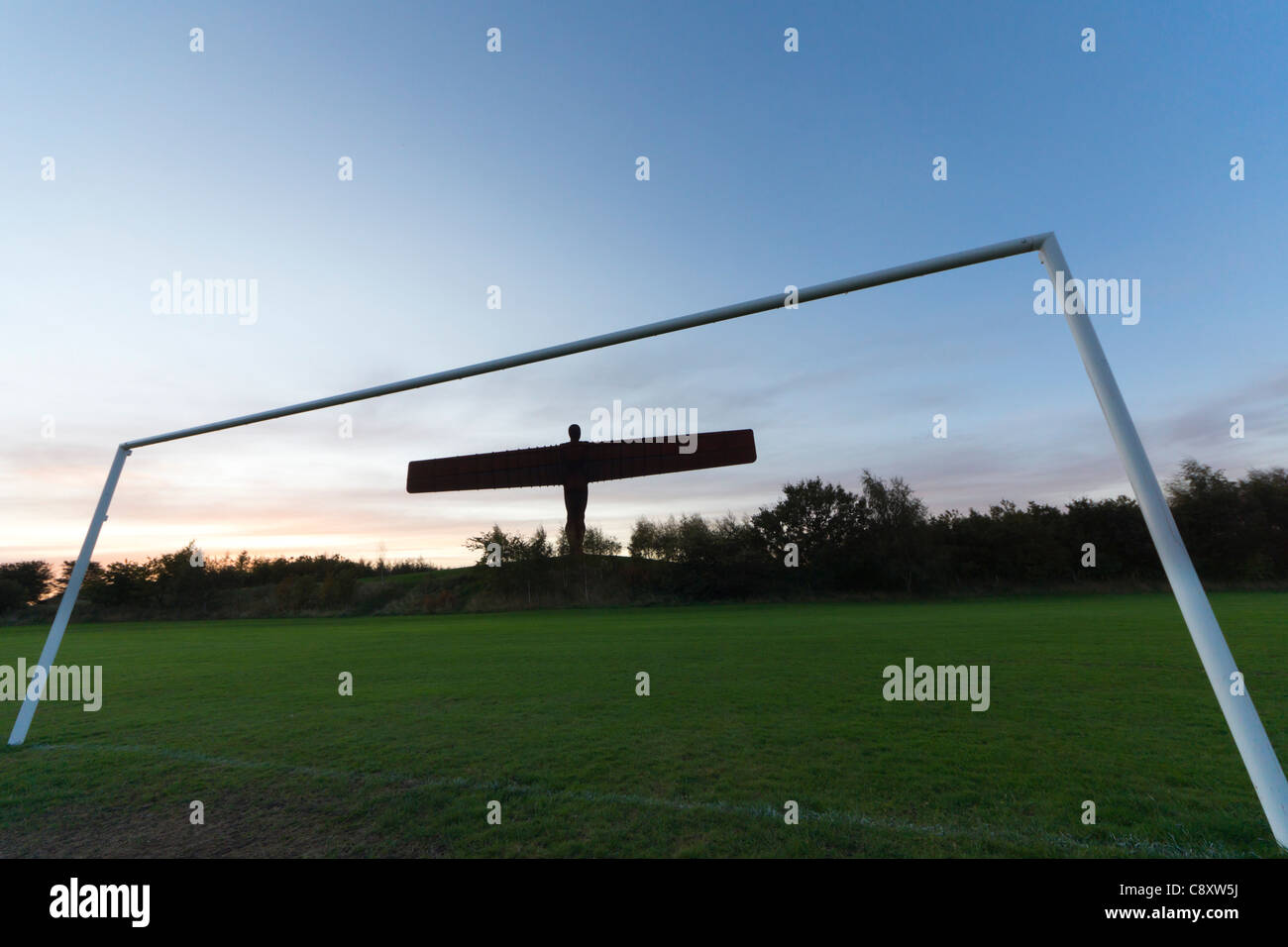 The Angel of the North, Gateshead, UK - iconic landmark giant steel ...