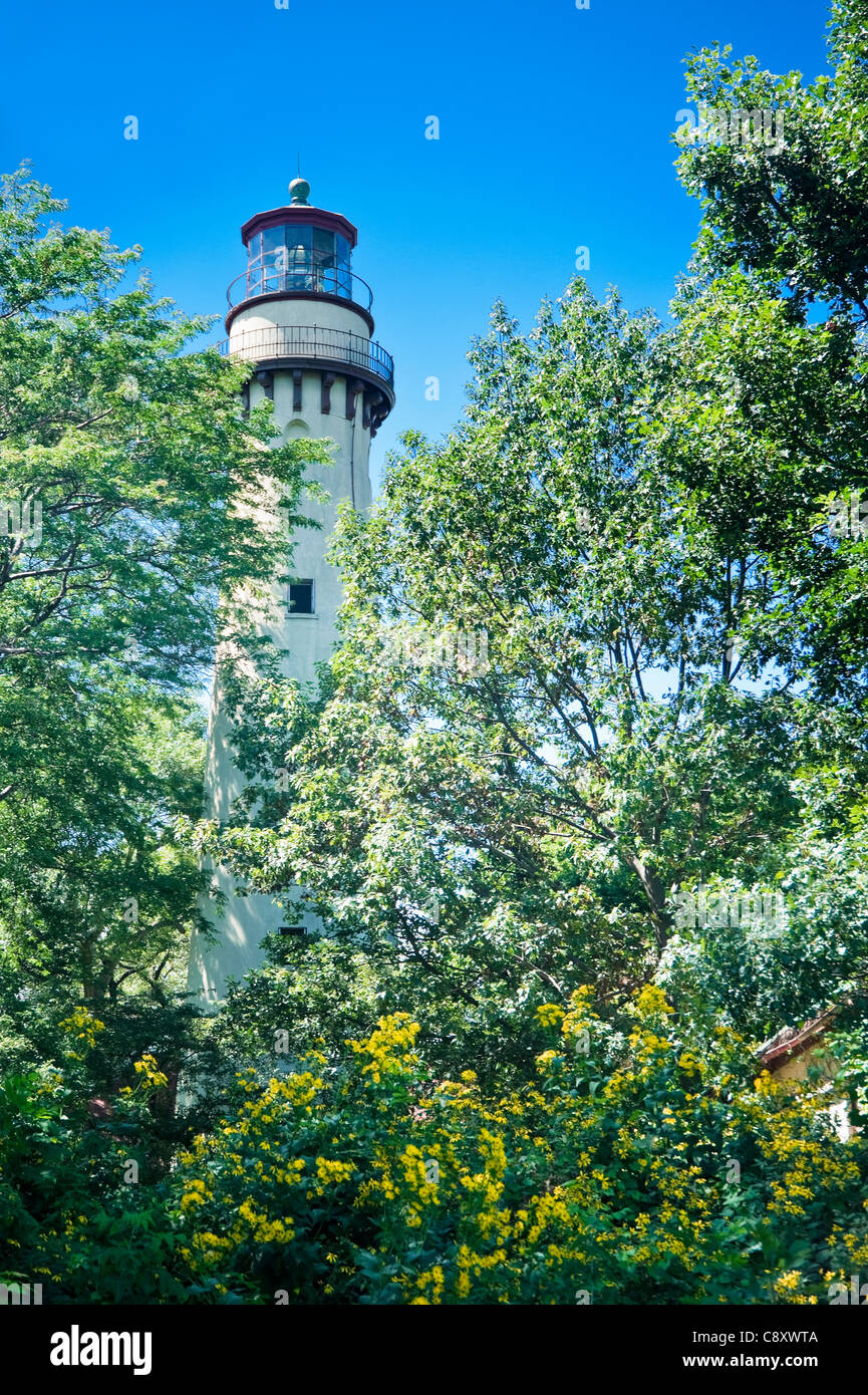 Grosse Point Lighthouse, Grosse Point Illinois Stock Photo - Alamy