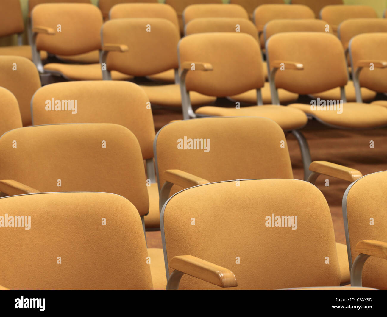 conference - rows of empty seats texture Stock Photo - Alamy