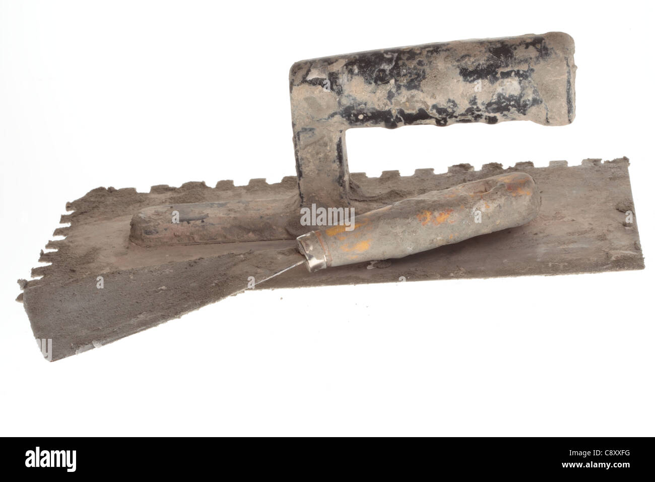 rusty dirty scraper isolated on white background Stock Photo - Alamy