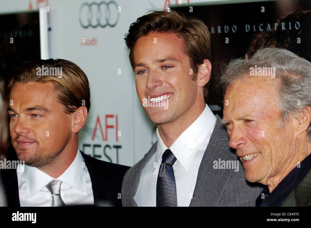 Leonardo DiCaprio, Armie Hammer, Clint Eastwood at arrivals for AFI ...