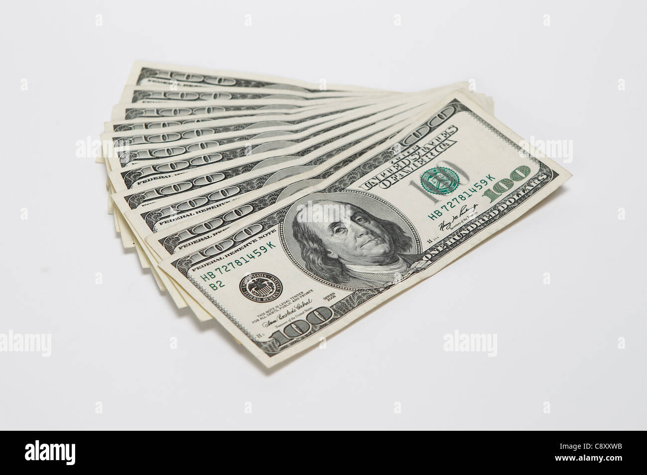American US 100 dollar bills Stock Photo - Alamy