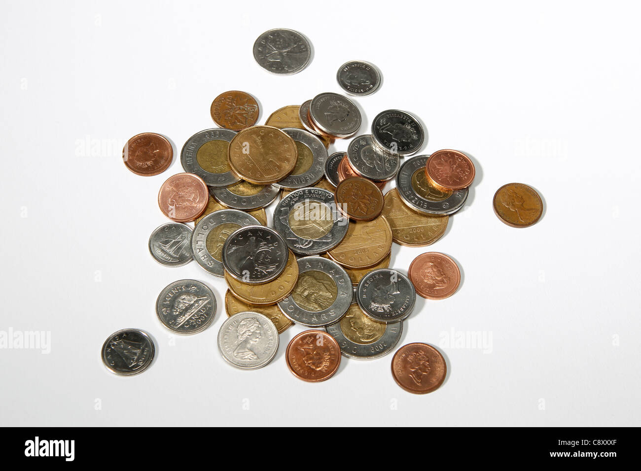 Canadian loonies hi-res stock photography and images - Alamy