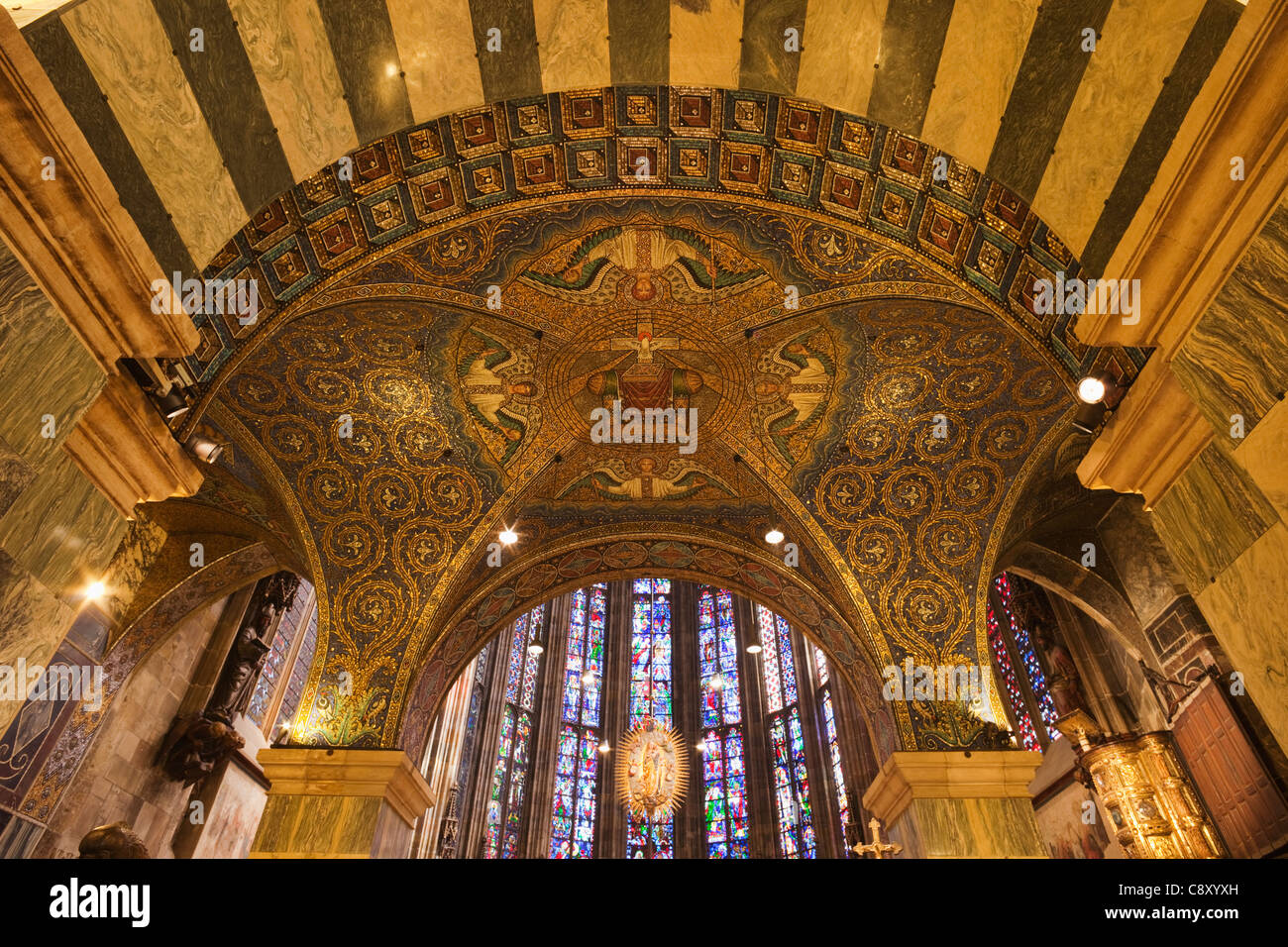 Germany, Aachen, Aachen Cathedral, Interior Stock Photo - Alamy