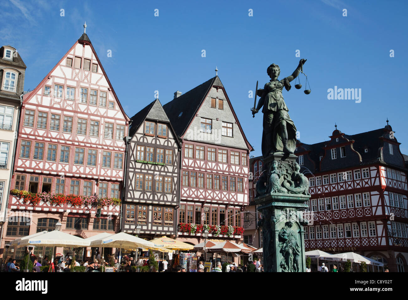 Germany, Frankfurt, The Romer Stock Photo - Alamy