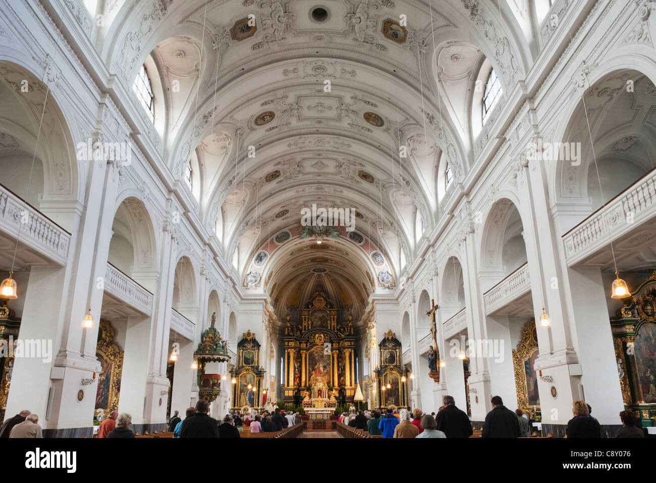 Germany, Upper Bavaria, Altotting, Basilica of St.Anna Stock Photo - Alamy