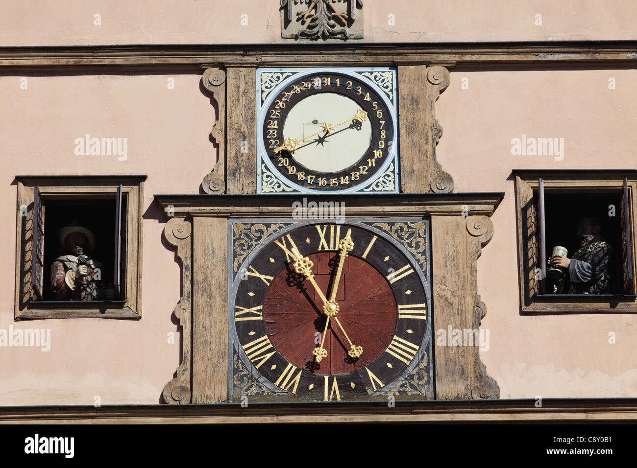 Rothenburg meistertrunk clock hi-res stock photography and images - Alamy