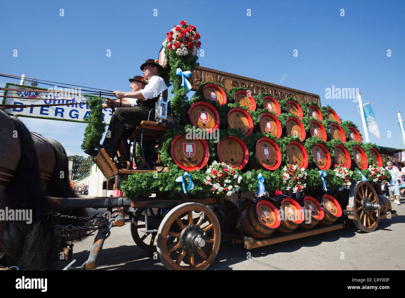 Germany, Bavaria, Munich, Oktoberfest, Oktoberfest Parade Stock Photo ...