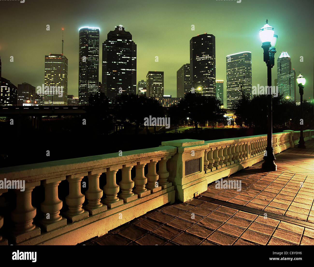 Houston texas skyline river hi-res stock photography and images - Alamy