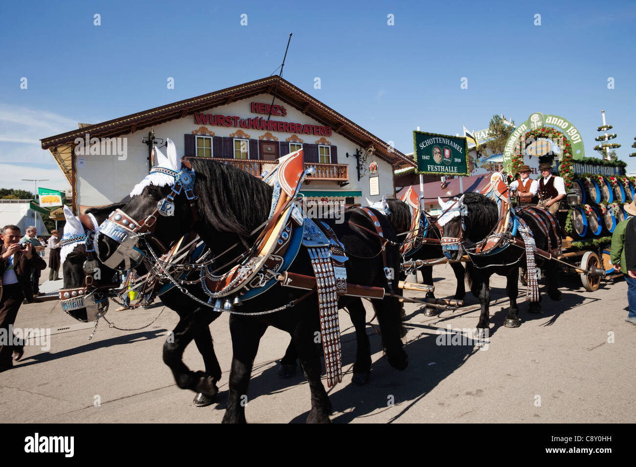 Germany, Bavaria, Munich, Oktoberfest, Oktoberfest Parade Stock Photo ...