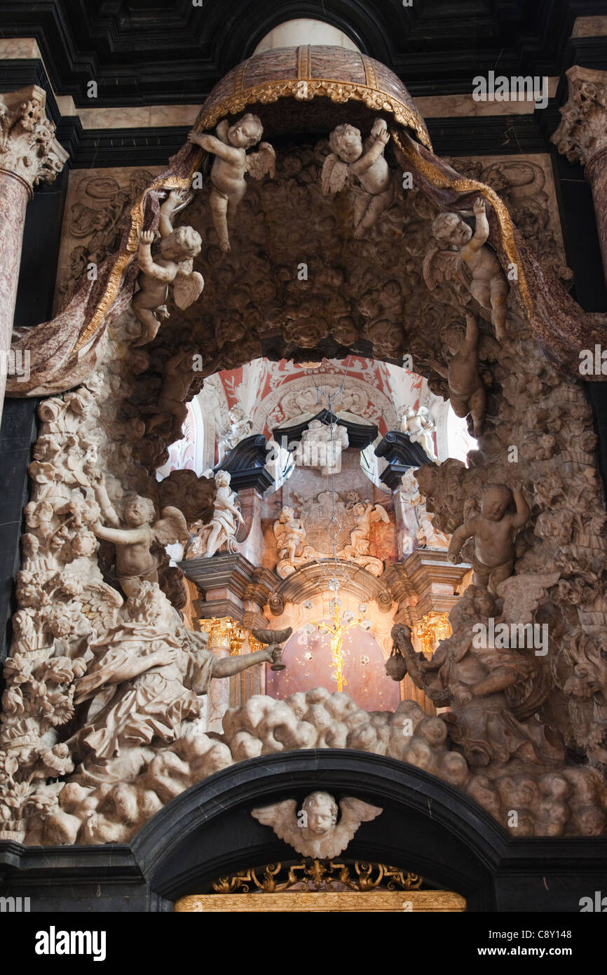 Germany, Trier, Trier Cathedral, Shrine of the Holy Robe Stock Photo ...