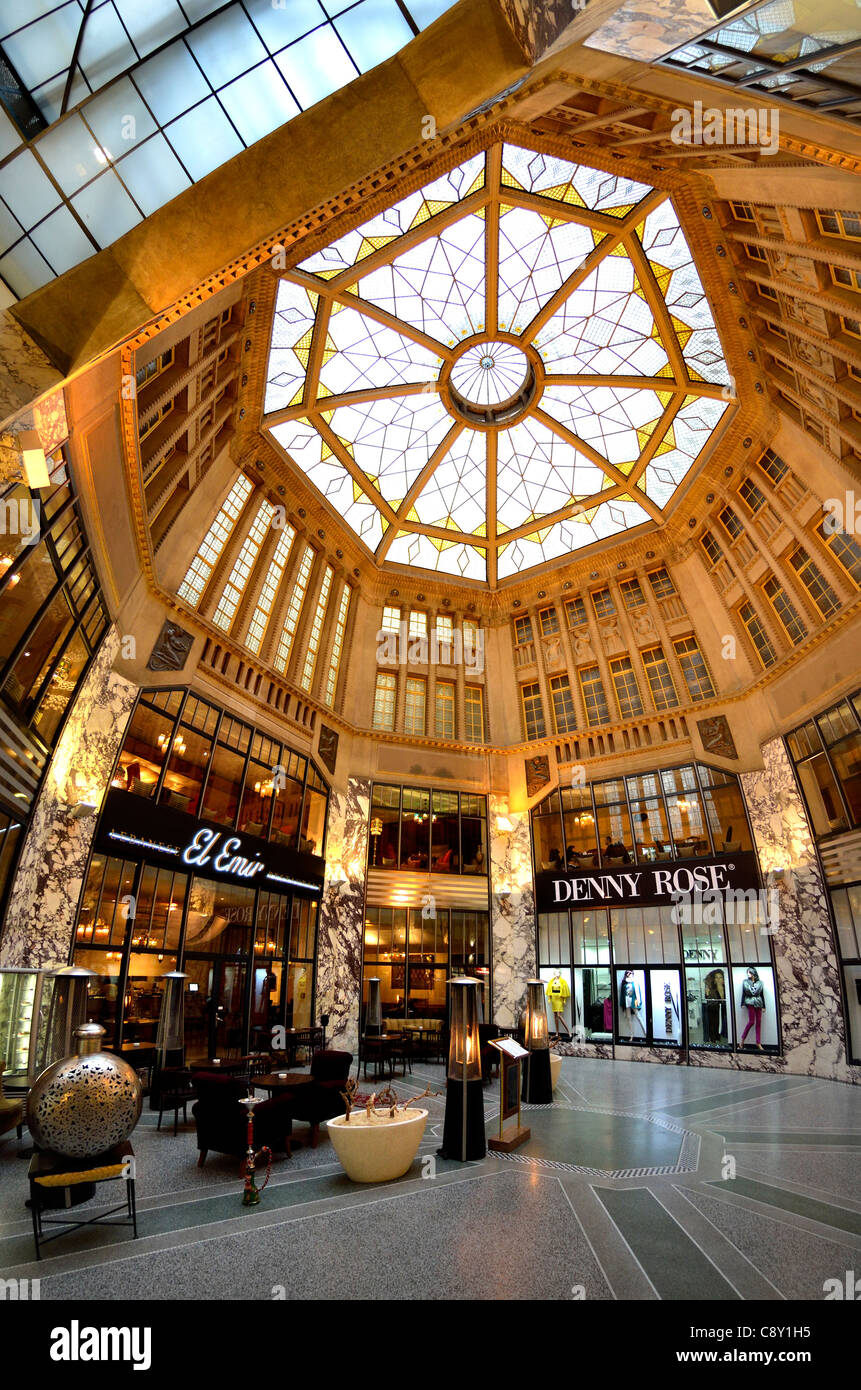 Prague, Czech Republic. Koruna Arcade between Wenceslas Square and Na ...