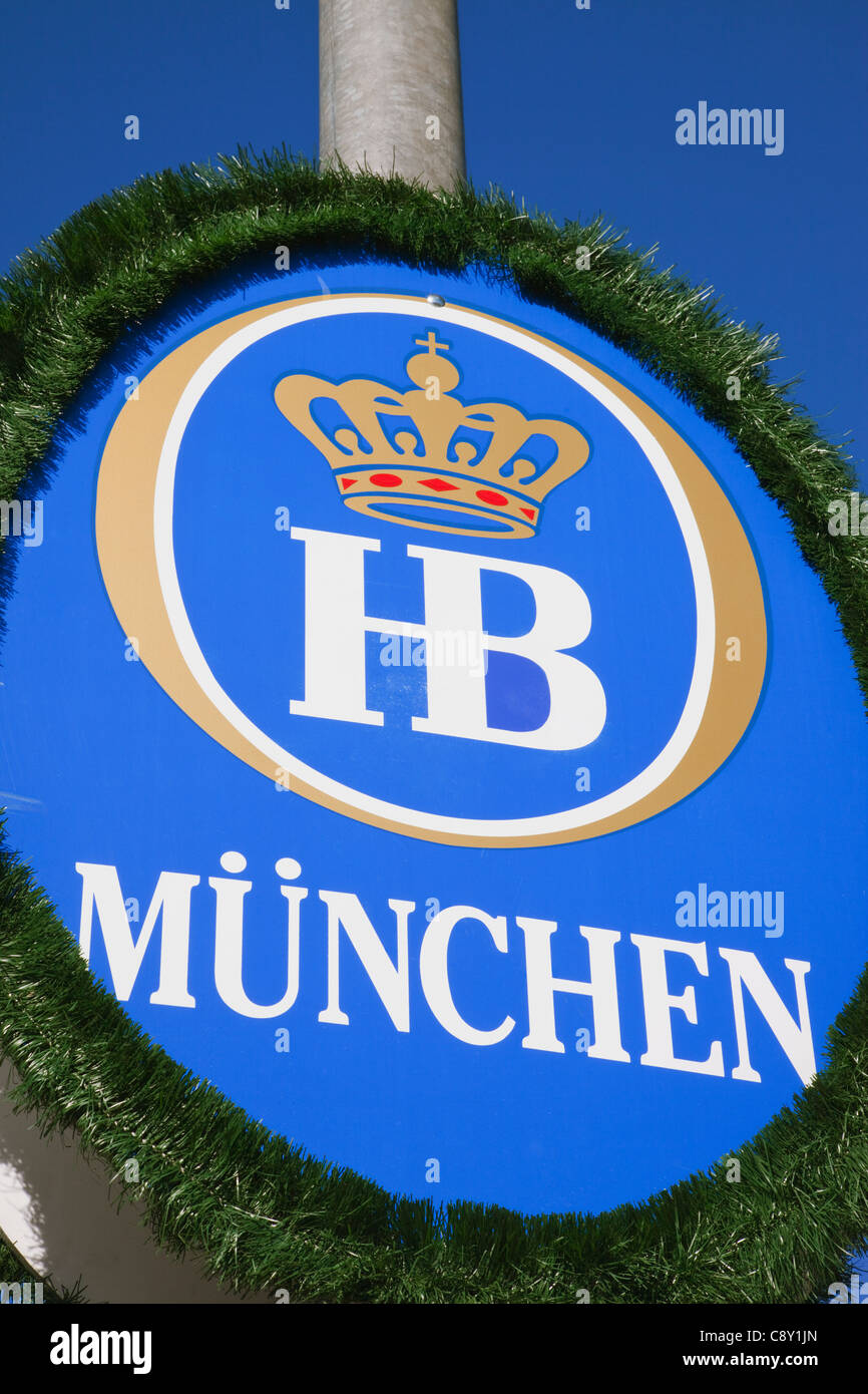 Beer sign munich bavaria germany hi-res stock photography and images ...