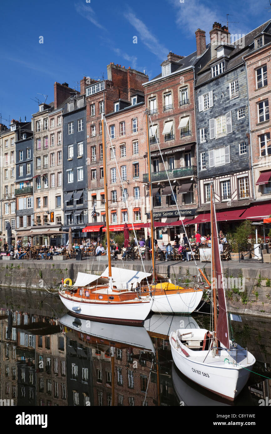 France, Normandy, Honfleur Harbour Stock Photo - Alamy