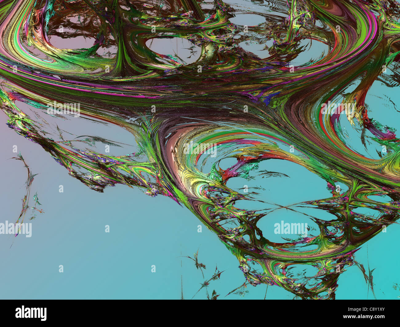 Three-Dimensional Fractal Structure Stock Photo - Alamy