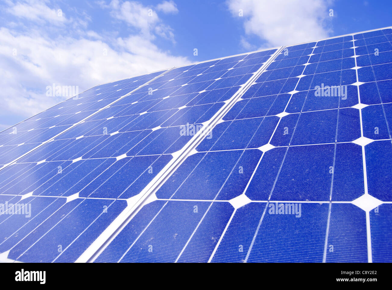 Solar panel. Green energy from sun Stock Photo - Alamy