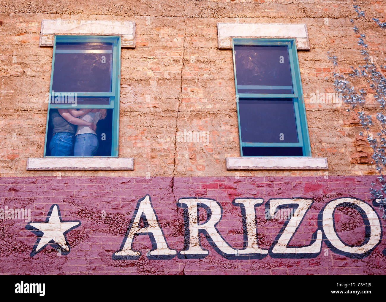 Winslow arizona street art hi-res stock photography and images - Alamy